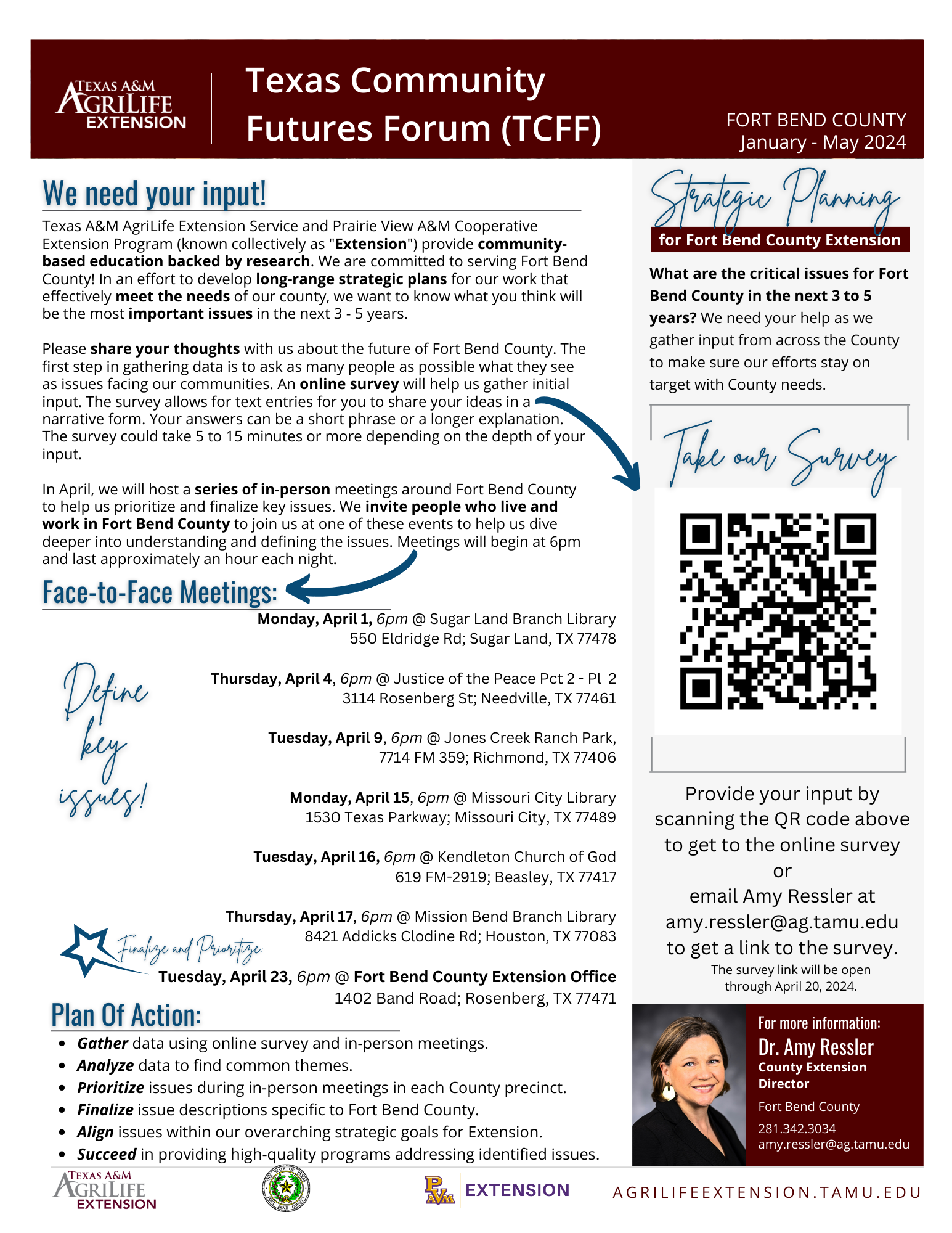 Texas Community Future Forum TCFF - Fort Bend